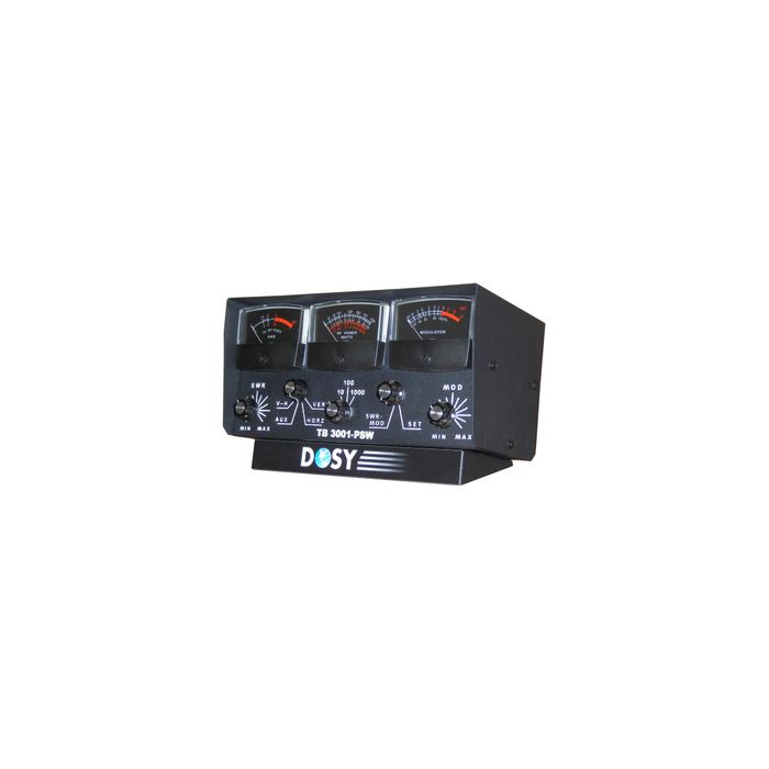 Dosy TB-3001PSW 3 Window 1,000 Watt Lighted Meter with Black Meters