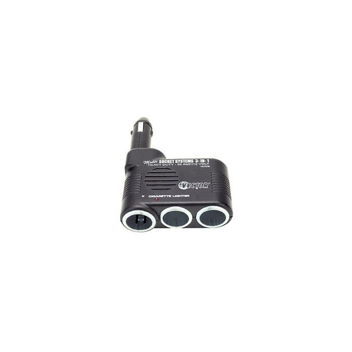 Vector VEC038 3 In 1 12 Volt DC Socket Adapter