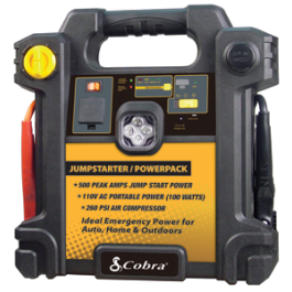 Cobra CJIC 250 Jump Starter/Powerpack 500 Peak Amps