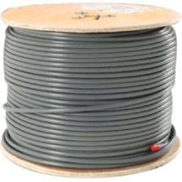 True American Cable Gray Mini RG8 Coaxial Cable-250 Foot