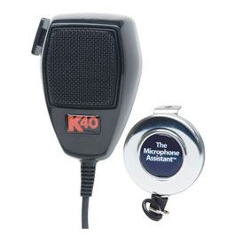 K40 K40MICMAVP 4 Pin Noise Canceling Microphone with Microphone Retractor