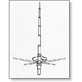 Maco V5000 5/8 Wave 5,000 Watt Ground Plane Antenna